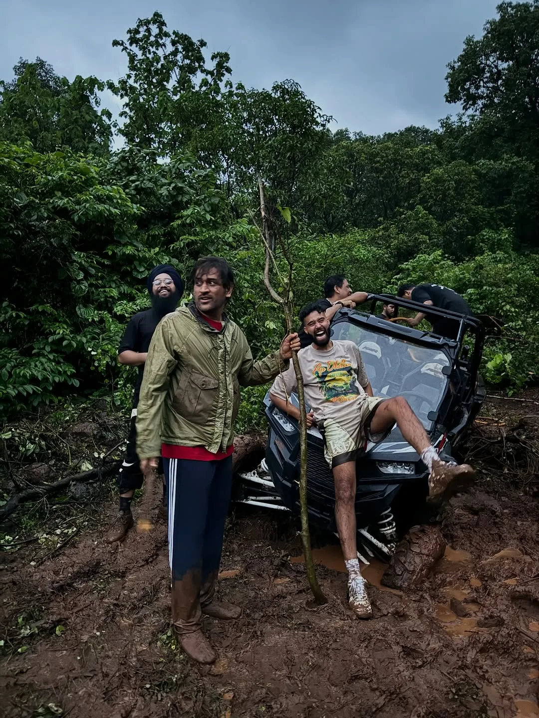 Did AP Dhillon Crash It? An Unexpected Celebrity Trio Goes Off-Road ...